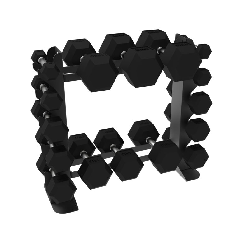 010Fitness Compact Dumbbell Rack – Space-Saving Free Weight Stand for ...